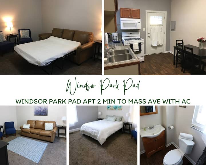 5 Mins To Mass Ave -Workspace, Smart Tv & Ac - Indianapolis, IN