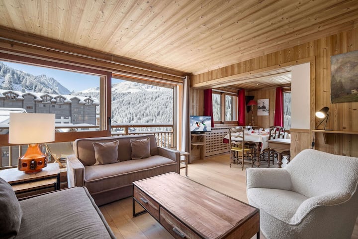 Pièces Chaleureuses Et Lumineuses, Décoration Bo - Pralognan-la-Vanoise