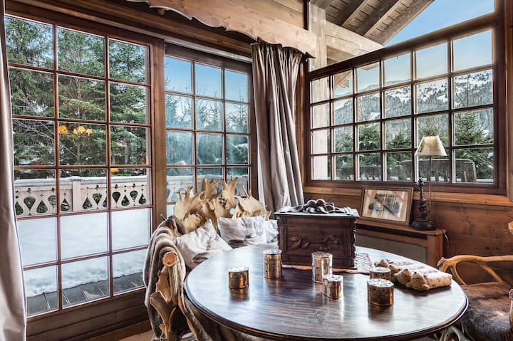 Chalet Authentique Et Cosy Avec Jacuzzi Et Hammam - Les Menuires