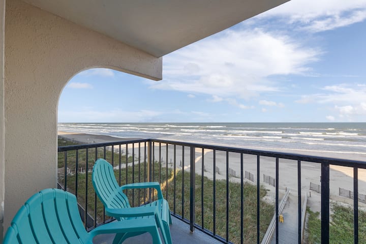 Entzückende Ocean Front Condo Mit Pool! Näher Am Strand Gibt Es Nicht! - South Padre Island, TX