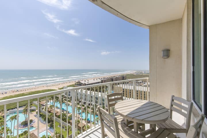 Sapphire #1302 | Luxury Beachfront Resort Gulf & Bay Views Pool - South Padre Island, TX