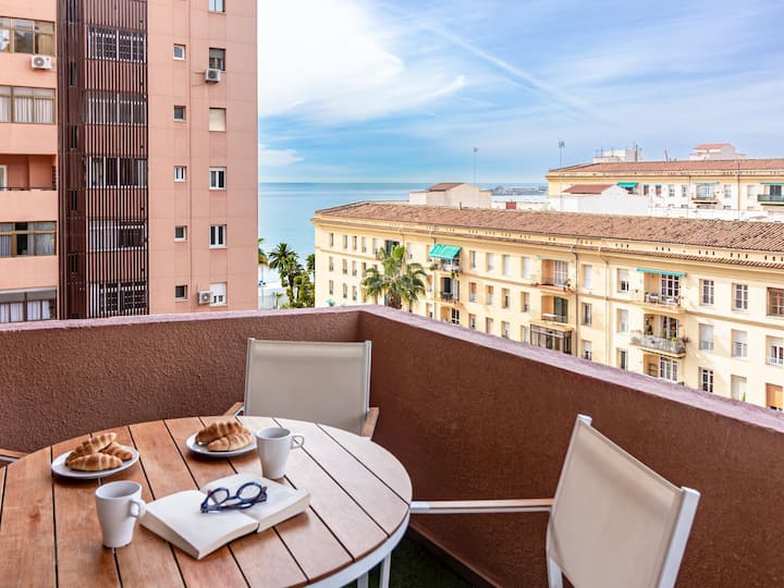 Malaga Exclusive Beach Apartment With Terrace. - Malaga, Espagne