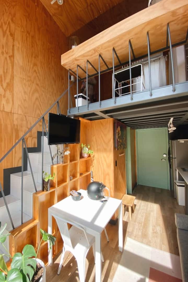 Encantador Loft 1hab Con Doble Altura En Tampiquit - San Pedro Garza García