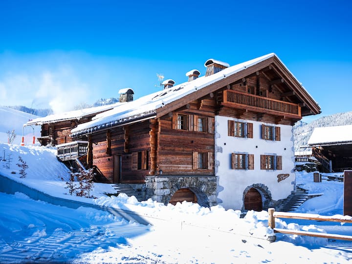 Lcz - Ski In/out Luxueux Chalet 5*, Jacuzzi - 9p - Le Grand-Bornand