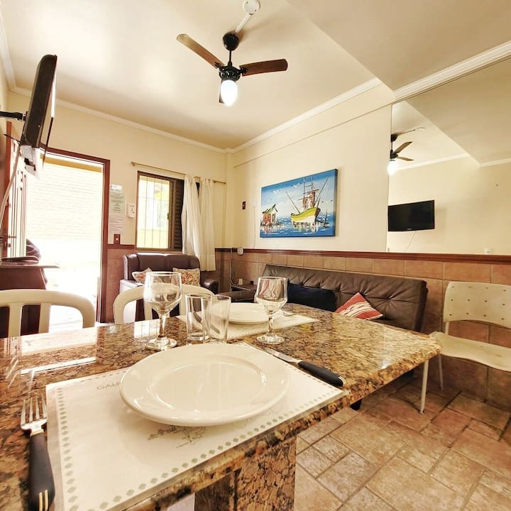 Duplex 2 Suítes Com Ar, Piscina, 100m P. Bombinhas - Bombinhas