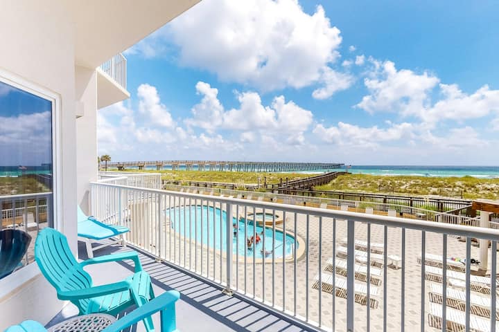 3br Oceanfront | Balcony | Pool | Hot Tub | W/d - Navarre Beach