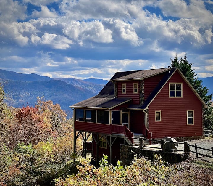 Mtn Views/sexy Master Suite/hot Tub/wi-fiu7 - Bryson City, NC