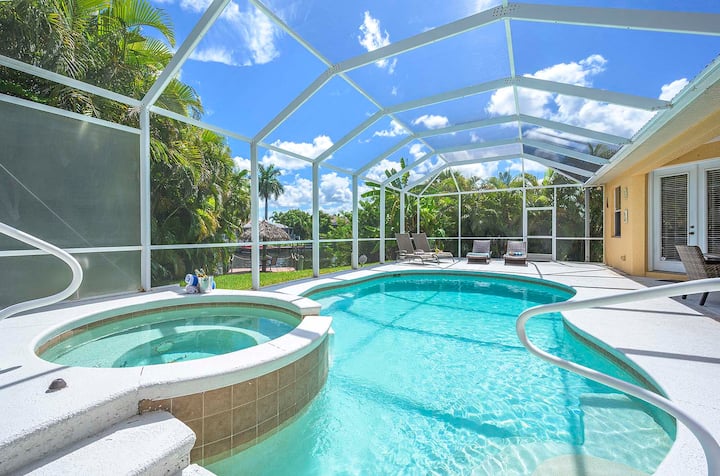 Sunshine- 4/2 With Pool And Jacuzzi - Tiki Hut - Sanibel Island, FL