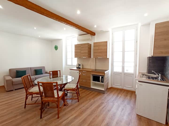 Central 2 Bedrooms Balcony Commandant André - Palm Beach Cannes