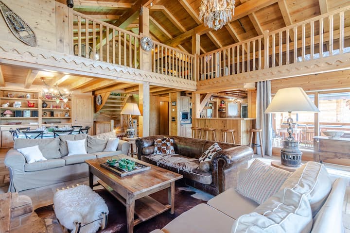 Vaste Chalet De Charme Pour 14p à 500m Des Remont - Les Gets