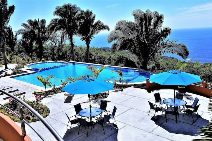 Poolside Paradise! 1 Bedroom Ocean View Condo #107 - Chacala