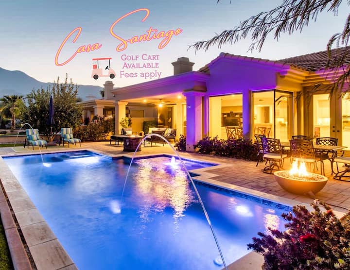 Casa Santiago – Private Pool, Firepit & Golf View - La Quinta, CA