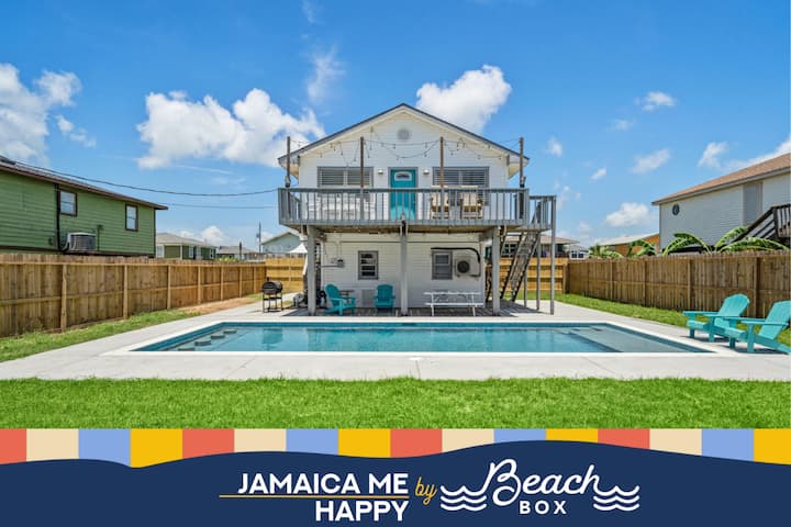 Beach Home With Private Pool In Jamaica Beach - Jamaica Beach, TX