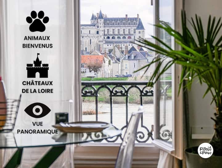Le Labrador : Vue Château, Charme, Pet-friendly - Amboise