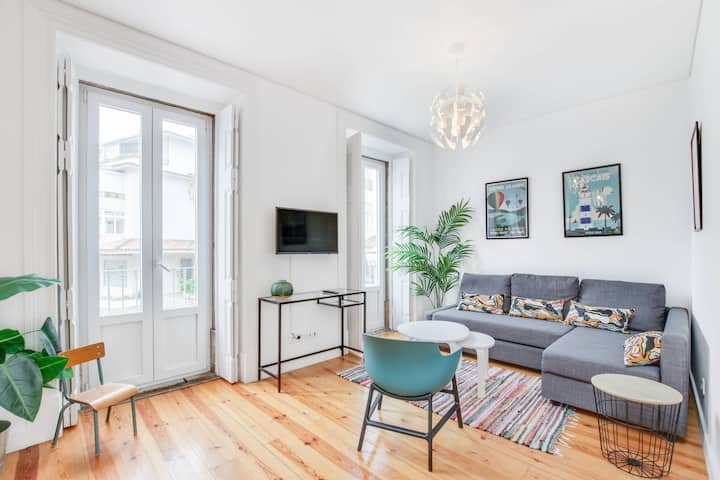 Appartement Cascais 70m2 - 2 Chambres 300m Plage - 카스카이스