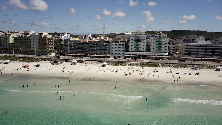 Apt 2 Habitaciones Con Aire Acondicionado Y Wifi Justo Al Otro Lado De La Calle Y Está En La Playa De La Fortaleza. - Cabo Frio