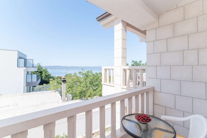 Brela - Studio With Balcony And Sea View - Brela