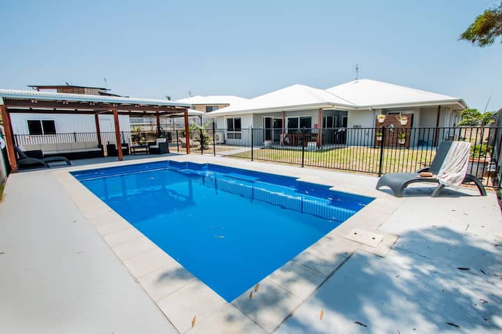 Wyuna  -  Clear Water - Amazing Pool, Air Conditioned Plus Boat Parking - Agnes Water