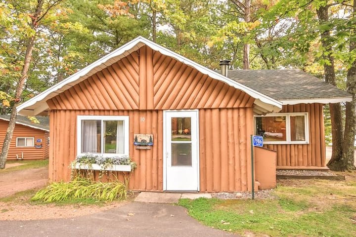 Lakeside Resort Cabin With Dock, Beach, Firepit! - St. Germain, WI