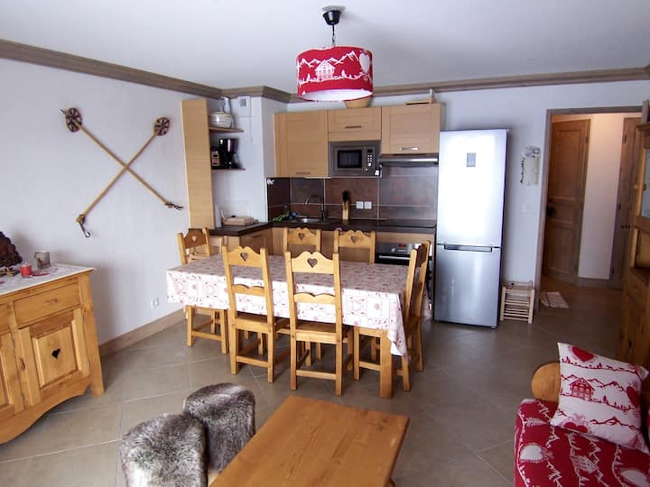 D002 - 60 M2 - 3p+cab - 6/8 Pers - Les Adrets