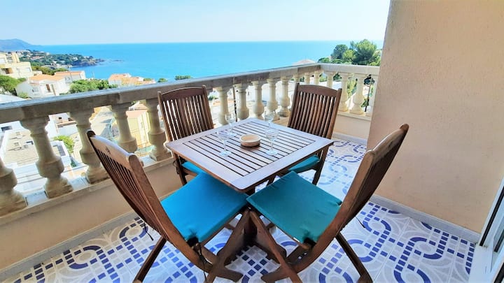 Fener De Dalt 1 Fantastique Appartement Avec Piscine Et Vue Sur La Mer - Llançà