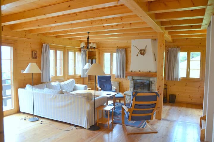 Gypaète - Chalet Splendide Avec Grand Séjour éCl - Vercorin