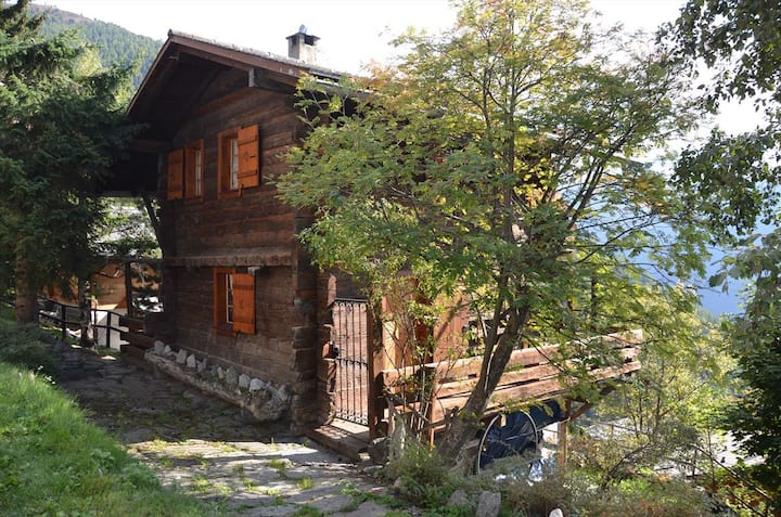 Thounot - Magnifique Chalet Avec Beau Balcon Et - Vercorin
