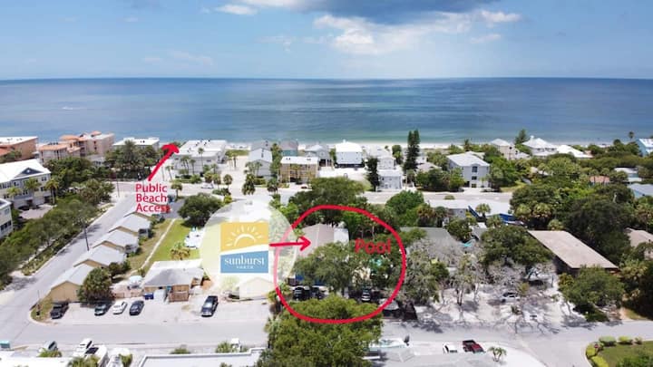 Cozy 2br W/ New Pool & Prime Beach Access - Indian Shores, FL