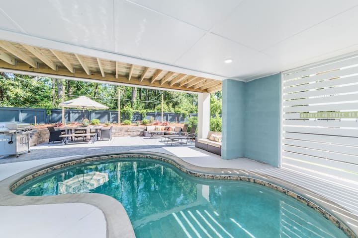 279 M² Ferienhaus ∙ 5 Schlafzimmer ∙ 18 Gäste - South Carolina