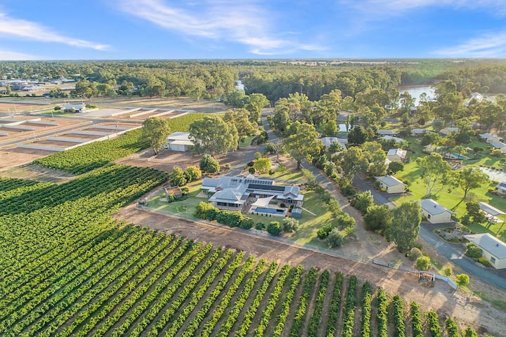 Luxury Vineyard Estate | Pool | 5 Bedrooms - Moama