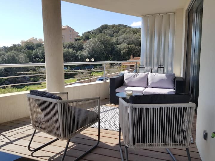 Bel Appart 4 Moderne Avec Piscine Et Wifi - Santa Giulia