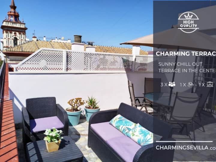 Terrasse Ensoleillée Chill Out Dans Le Centre - 세비야