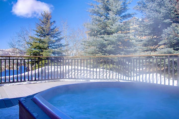 Ski Out/walk In W/unforgettable Views-hot Tub-garage-grill-deck-w/d In Unit-fireplace-updated/quiet - Steamboat Springs, CO