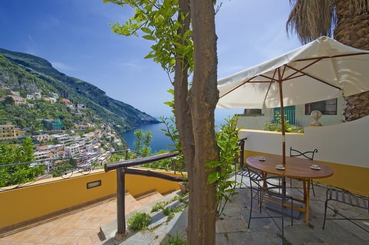 Casa Rispoli Positano, view over the beach - Townhouses for Rent in ...