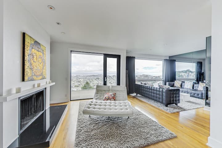 Luxury 3br Home - Pano Views, Steam Room & Deck - San Francisco, CA