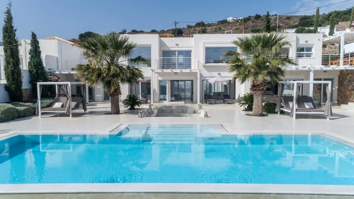Elunda Bay Great Villa With Infinty Pool & Views - Elounda