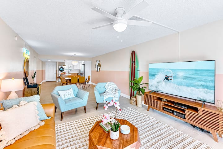 ¡Las Mejores Vistas En Cocoa Beach! Ideal Para Familias, En La Playa Y Justo Al Lado Del Muelle. - Cocoa Beach