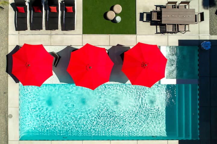 Palmsatpark 5 Palms Estate • 6 En Suite Baths - Palm Springs, CA