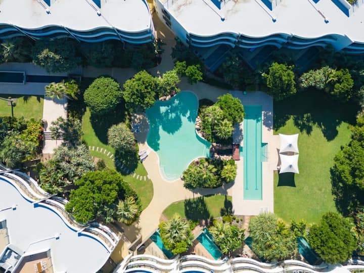 Apartamento De Algodón Playa 33 Con Vistas A La Piscina - Hastings Point