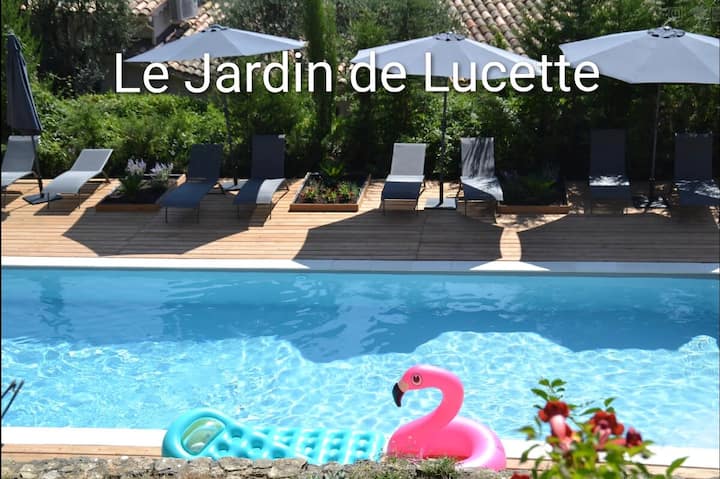 T3 Climatisé Entre Mer Et Montagne Piscine, Jardin - Grasse