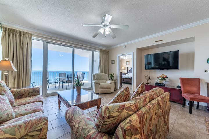 Seaside Memories-beachfront-pcb-2 Balconies, 2 Main Suites With Garden Tubs, 4bd/3ba! - Florida