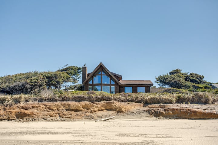 Ocean Front Home Near Yachats~pacific Vista - Yachats, OR