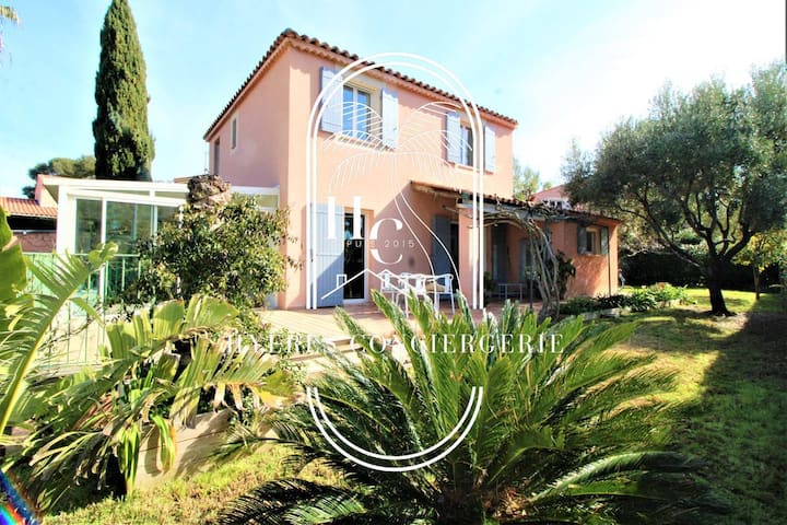 La Quiétude-villa T4 Wifi/pk/ Plage Almanarre - Porquerolles
