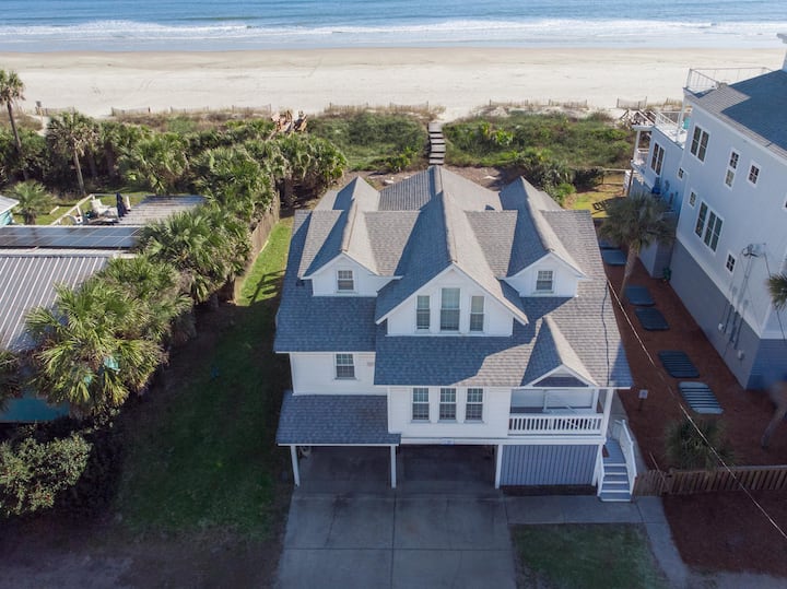 Dustys Dunes ~ Frente A La Playa Con Paseo Marítimo Privado - Folly Beach, SC
