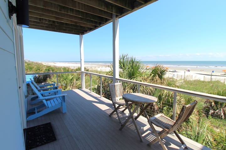 Relaxing Oceanfront Retreat~the One - Folly Beach, SC