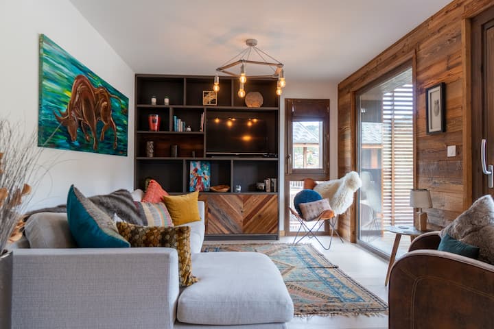 100m From Slopes - | 4 Ppl |Carline Les Perrieres - Les Gets