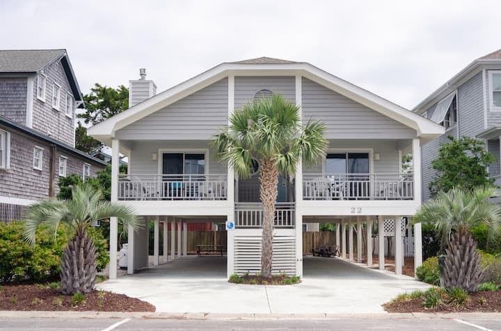 Petfriendly Single Family Home W Sound Views -W197 - Wrightsville Beach, NC