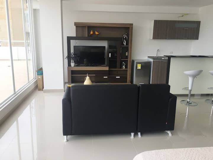 Apartamento Con Balcon Tipo Loft Nuevo - Barranquilla