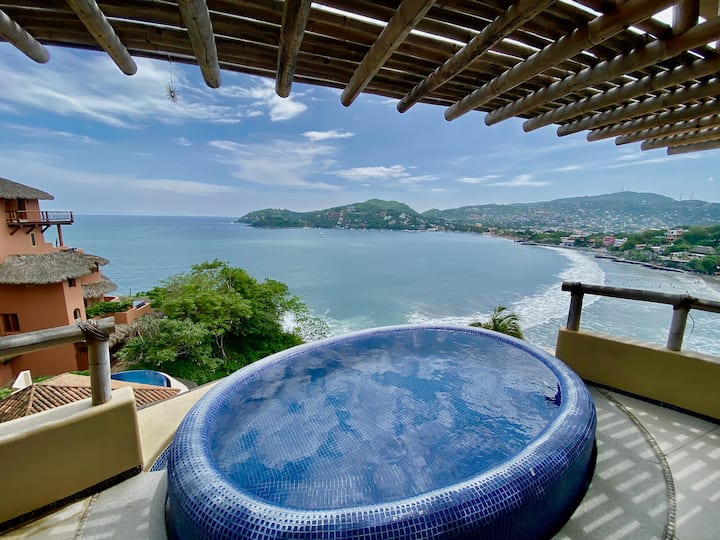 Kaukan B7- Luxury 2 Br Condo With Breathtaking Vie - Zihuatanejo