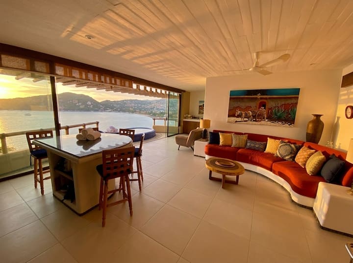 Kaukan B7 Luxury Condo With Breathtaking View - Zihuatanejo